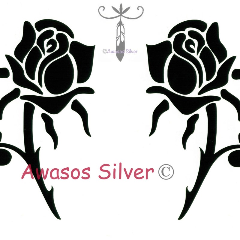 Roses Decal - Etsy