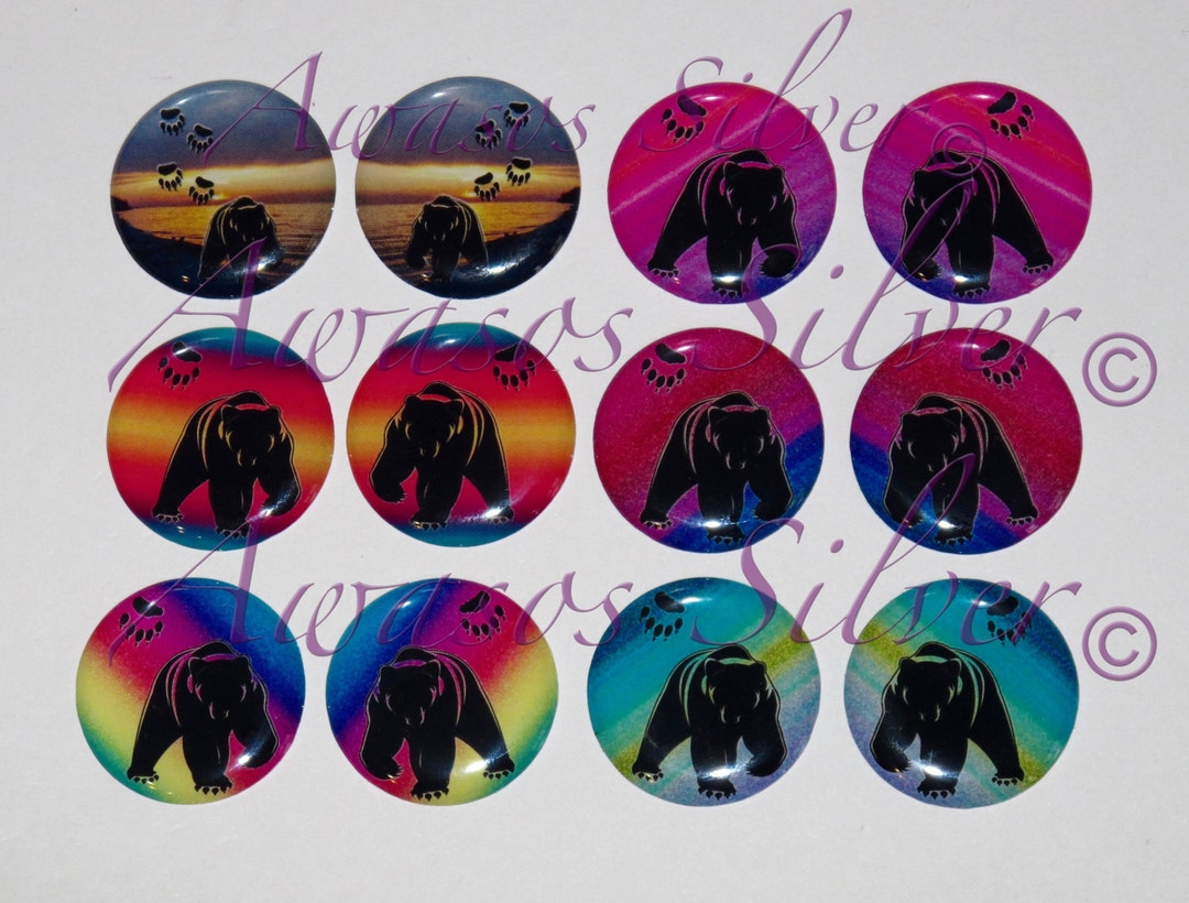 Epoxy Cabochons of Northeastern Woodland Native American Designs ...