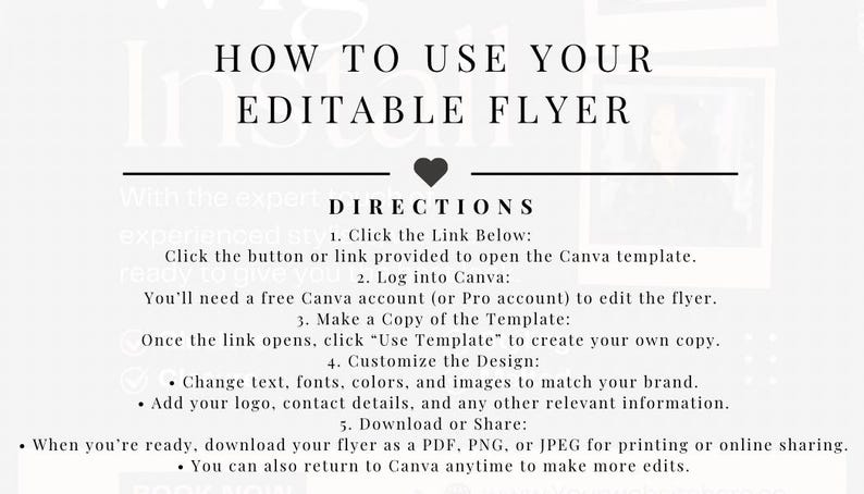 Editable Business Flyer Template | Canva Template for Small Business ...