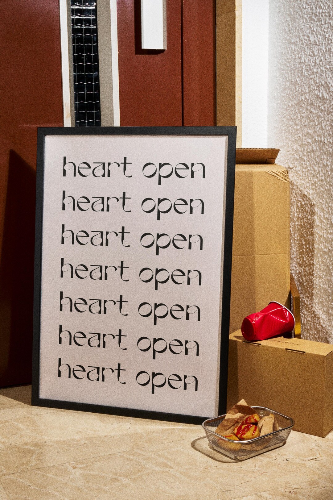 Heart Open Affirmation Posters Aesthetic Wall Art Print Retro Poster ...