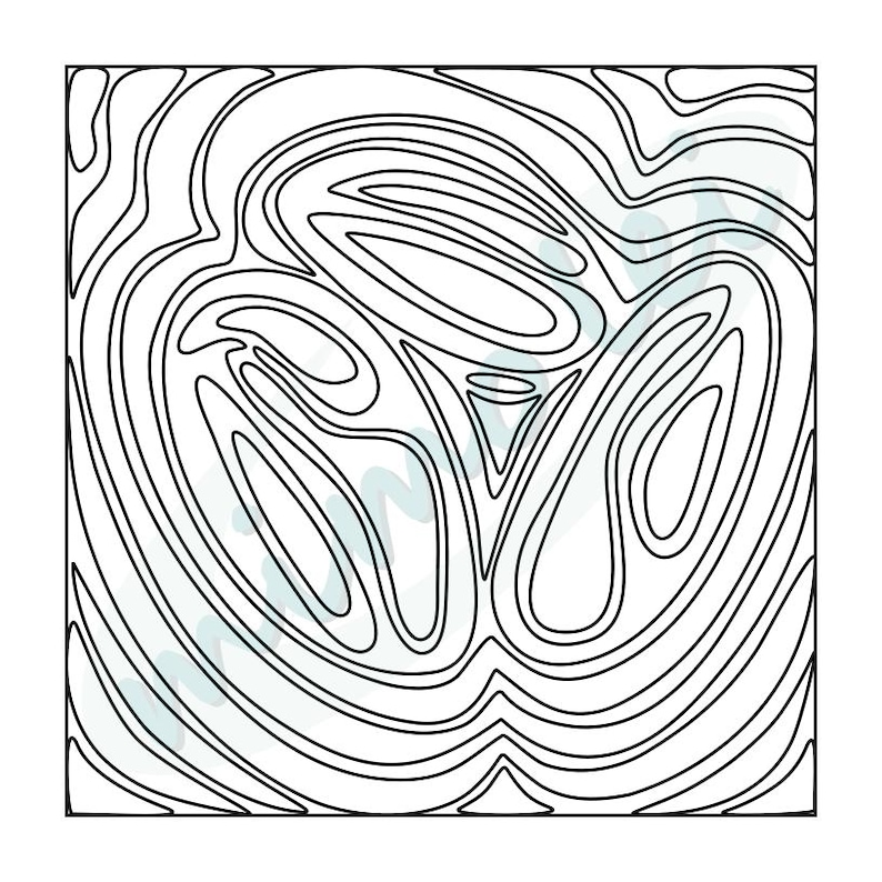 Easy Relaxing Coloring Pages to Color: Hand Drawn Abstract, Organic ...