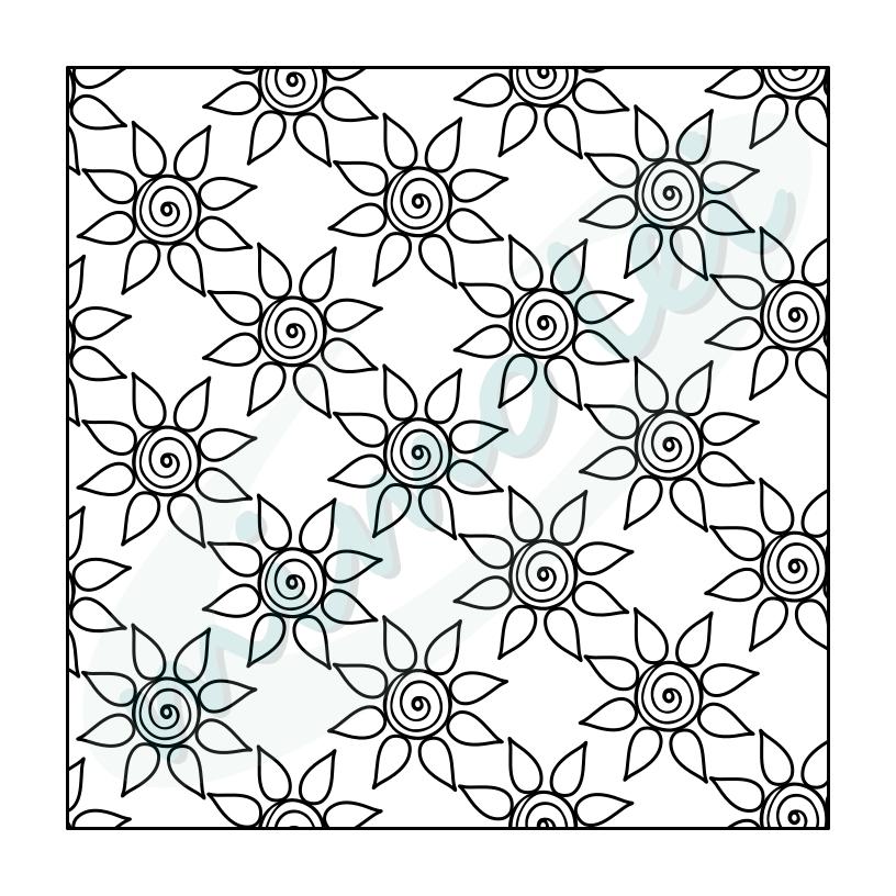 Pattern Coloring Pages: 5 Black & White Designs, 5 Grey Doodling ...