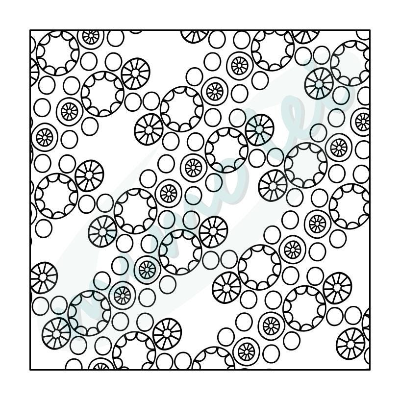 Pattern Coloring Pages: 5 Black & White Designs, 5 Grey Doodling ...