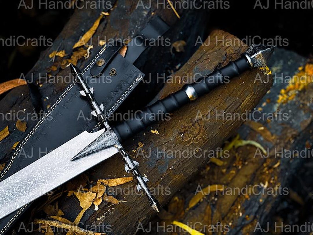 Handcrafted Ringwraith Replica Sword, Nazgul-inspired Blade ...