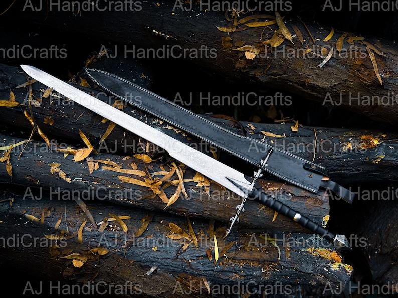Handcrafted Ringwraith Replica Sword, Nazgul-inspired Blade ...