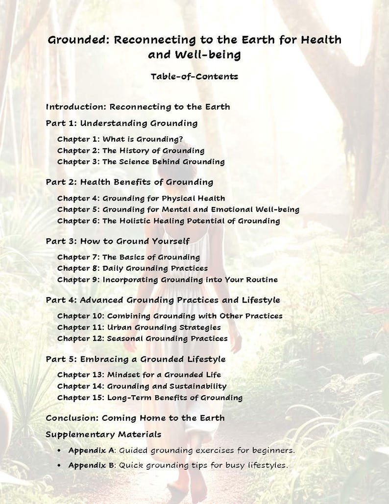 Grounded: Reconnecting to the Earth for Health and Well-being - Etsy