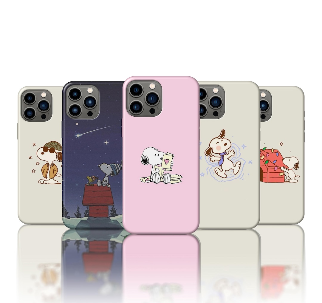 Snoopy Phone Case, Cute and Pretty Asthetic, Gift for Girls, iPhone 16 ...