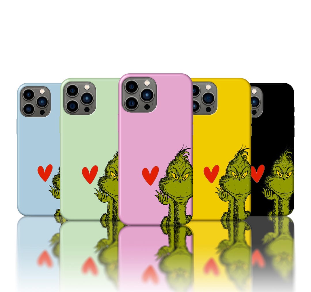 Funny Grinch Phone Case, Grinch Phone Cover, Christmas the Grinch ...