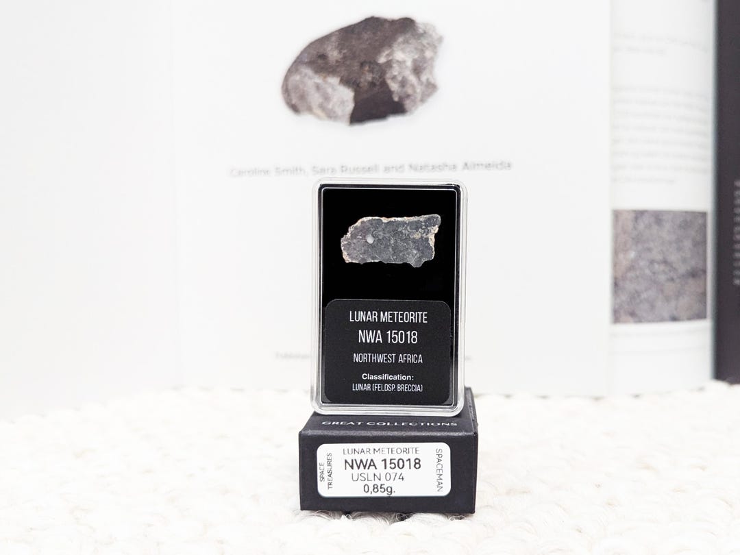 Lunar Meteorite NWA 15018, Rare Moon Rock From Space, Certified ...