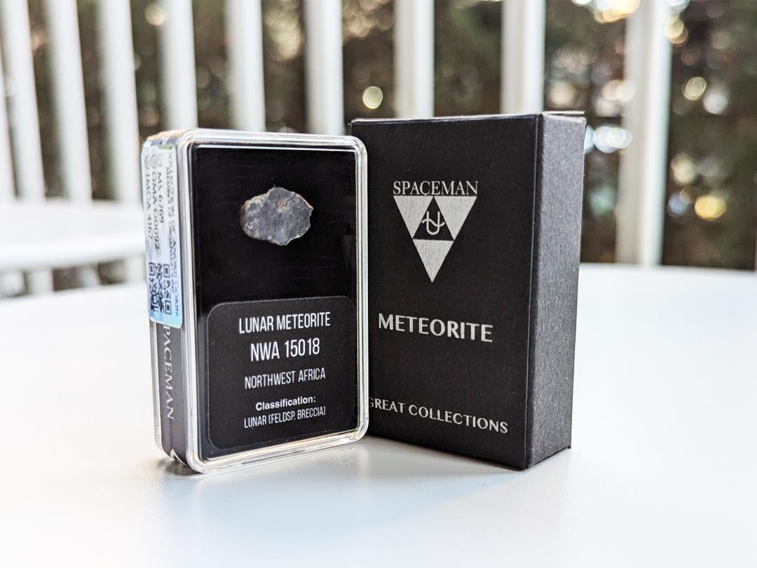 Lunar Meteorite NWA 15018, Rare Moon Rock From Space, Certified ...