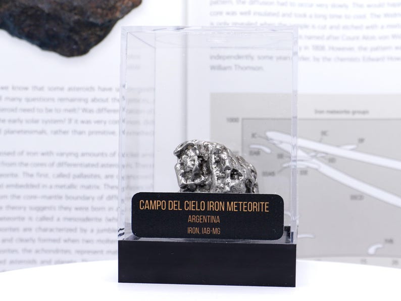 Campo Del Cielo Meteorite,certified Iron Meteorite in Display Box - Etsy