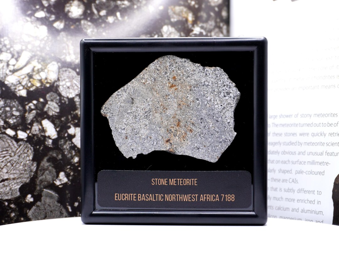 NWA 7188 Eucrite Meteorite: Basaltic Achondrite Stone With COA - Etsy
