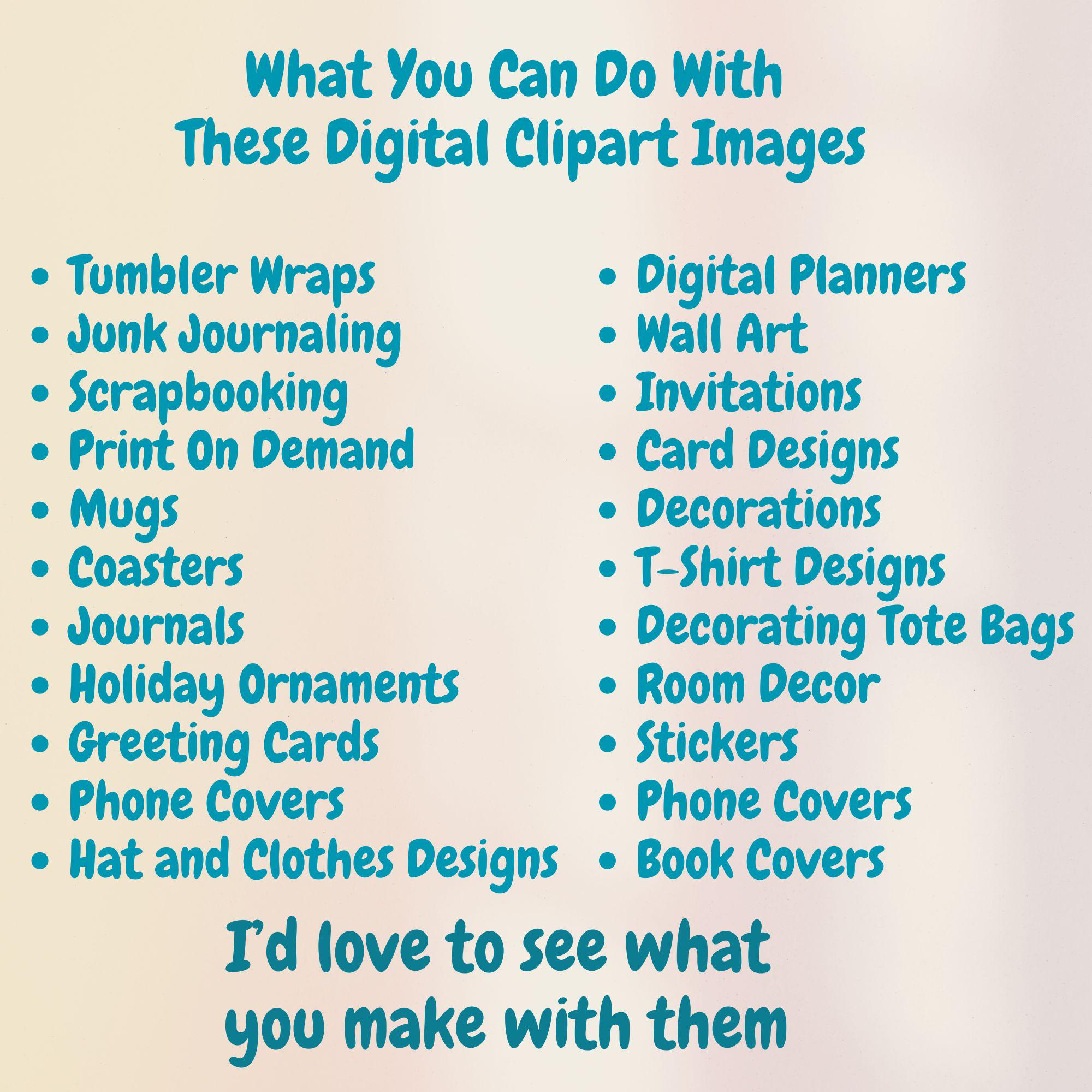 16 Stacks of Junk Journals SET 2 Clipart PNG Images, Card Making, Paper ...