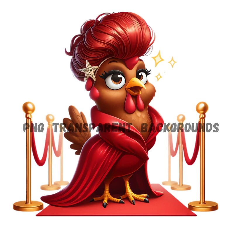 10 Glamorous Chickens PNG Clipart Images, Cute Cartoon Hens ...