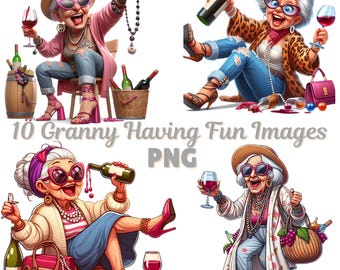 10 Old Couples Having Fun PNG Clipart Images, Transparent Background ...