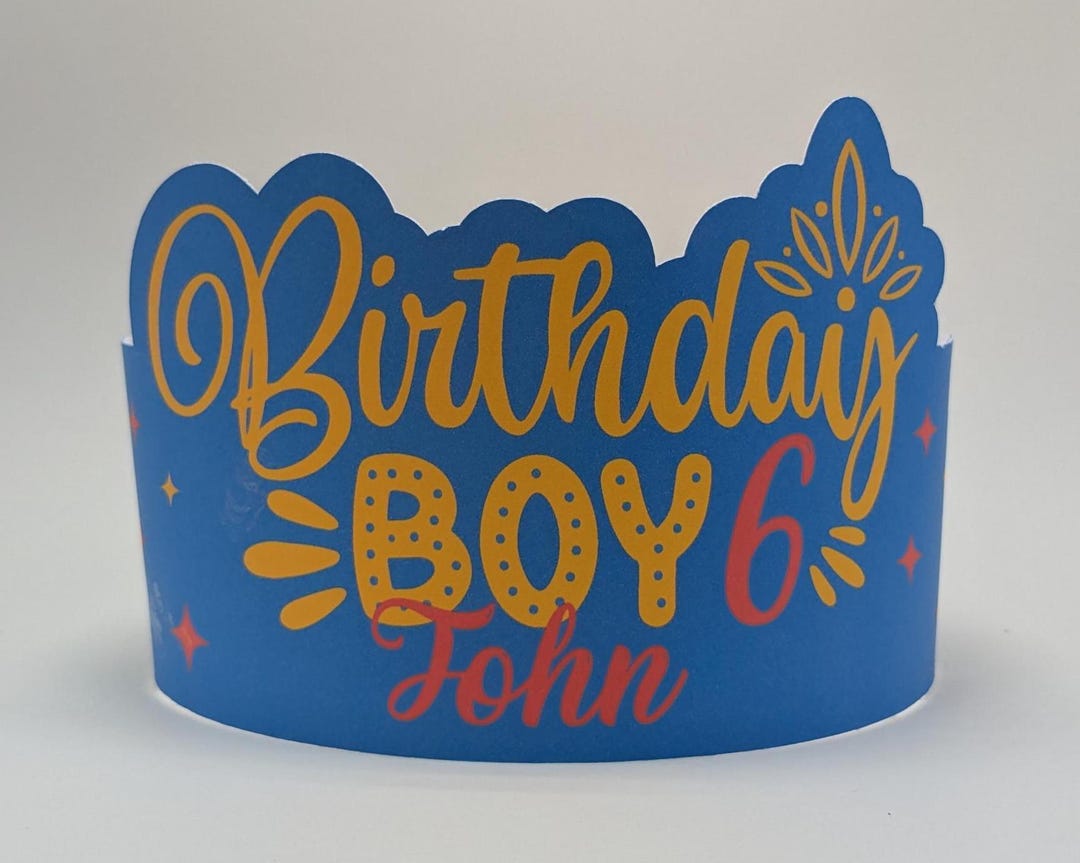 Personalized Birthday Hats for a Celebration as Special as Your Boy. - Etsy