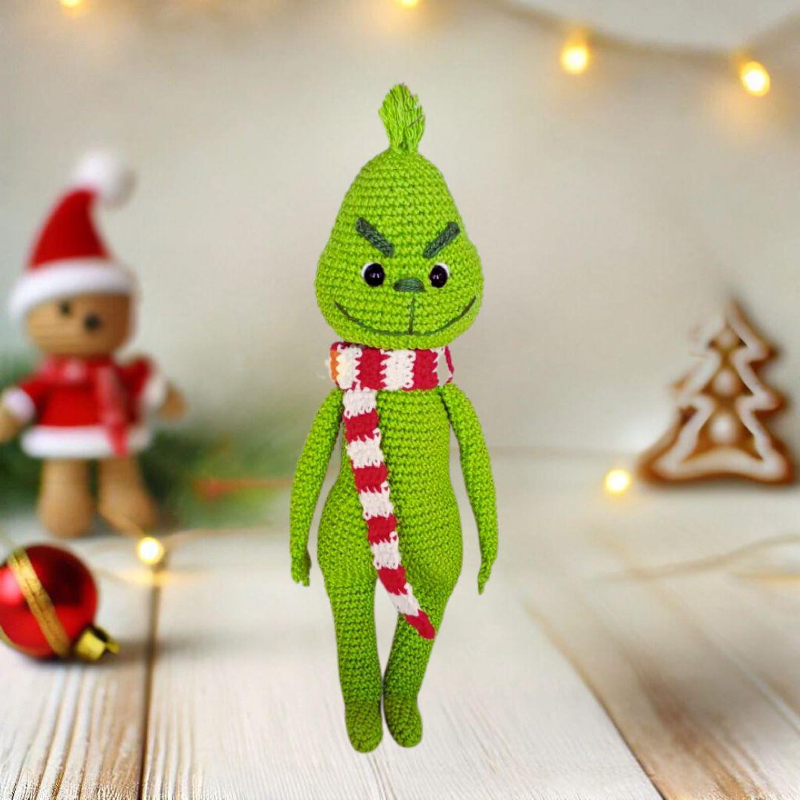 Amigurumi Grinch Crochet Pattern, Christmas Grinch PDF Pattern, DIY ...