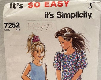 Simplicity 7252 | Etsy