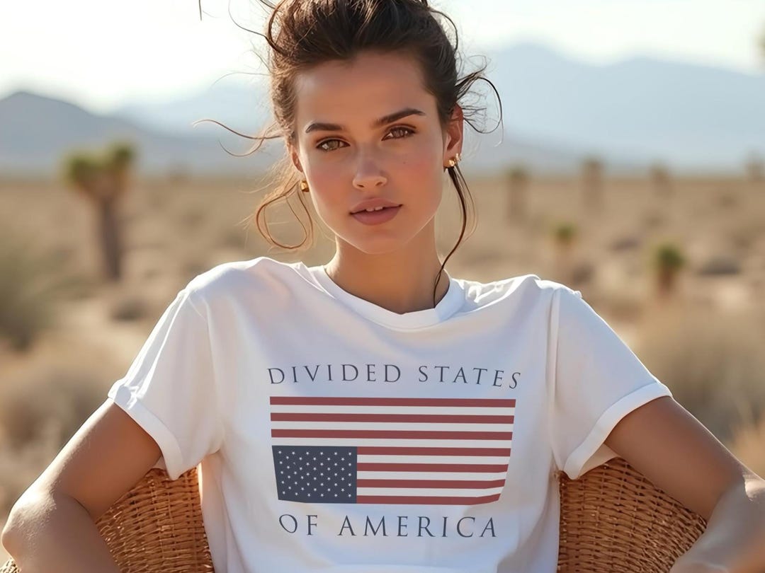 Upside Down American Flag, Divided States of America T-shirt, Anti ...