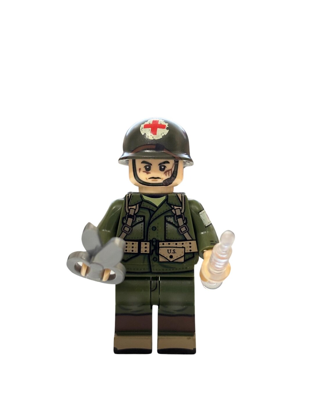 Erobrickz Custom WW2 Minifigure US Army Medic With Medical Supplies - Etsy