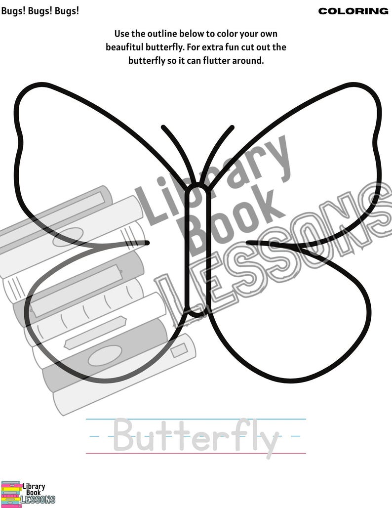 Toddler / Preschool Lesson Plan Worksheet Companion to BUGS! BUGS! BUGS ...