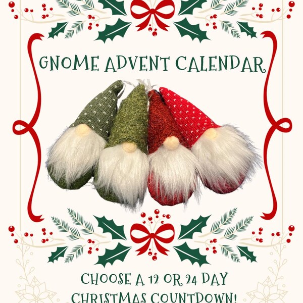 Gnomes Calendars - Etsy
