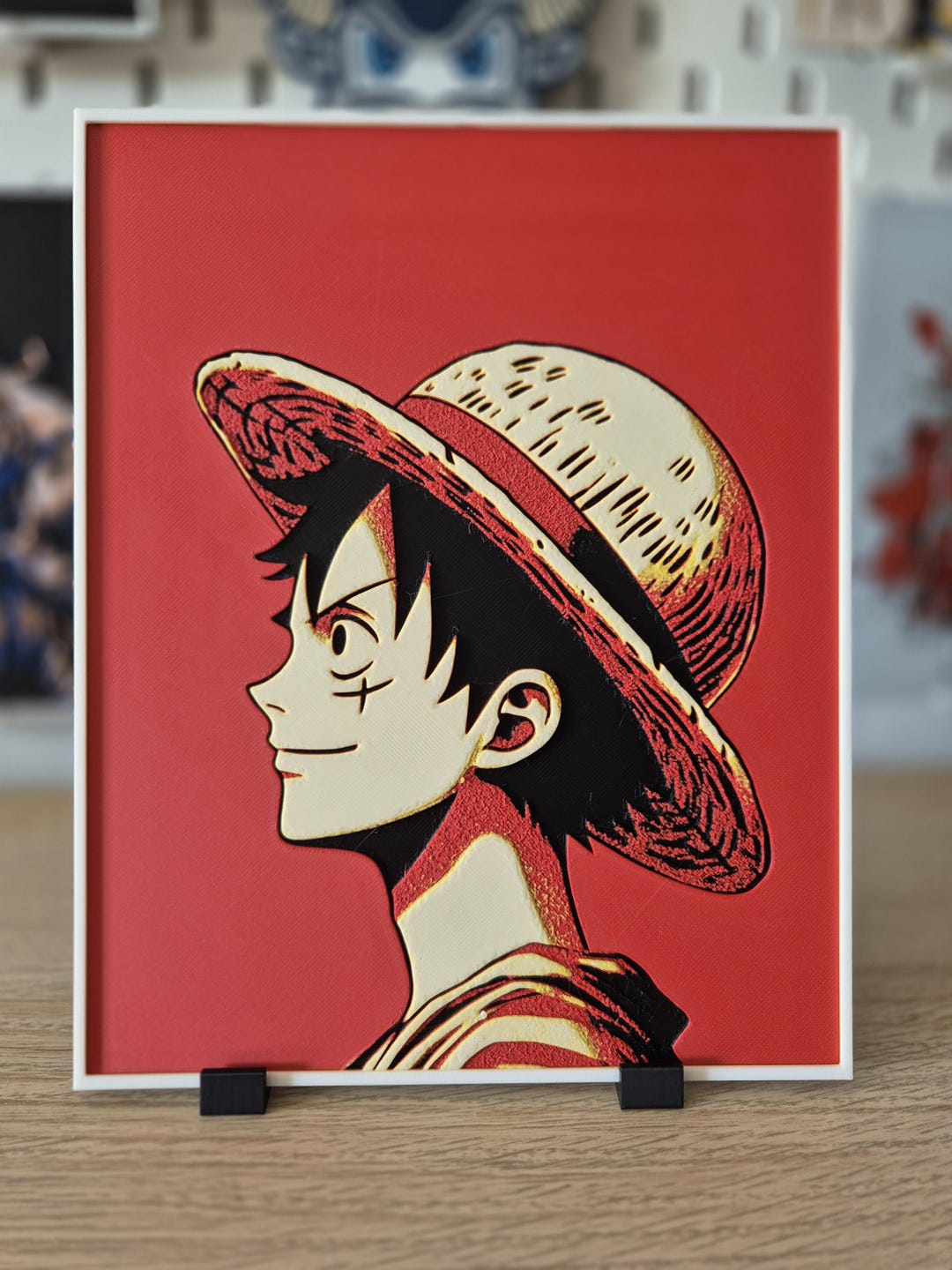 Luffy Sideview One Piece 3D Art - 3D Painting - 3D Painting - Hueforge ...