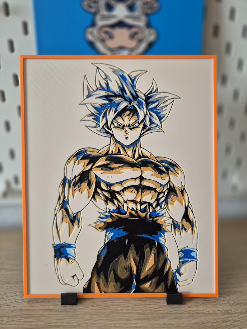 Goku Ultra Instinct 3D Art - 3D Painting - 3D Schilderij - Hueforge ...
