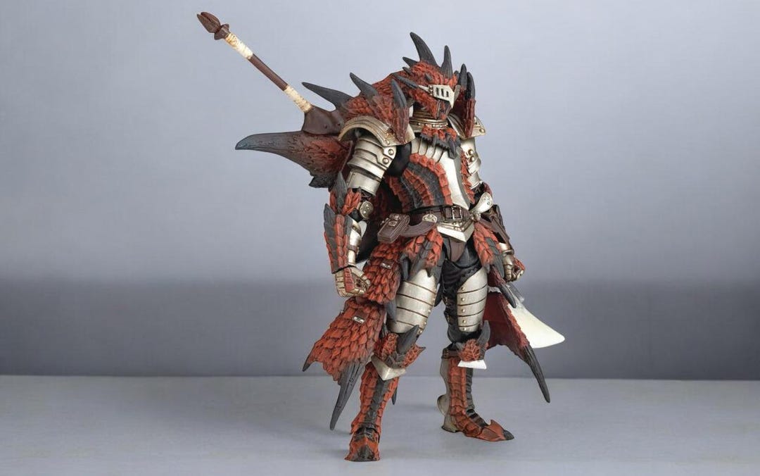 Kaiyodo Monster Hunter Rathalos Action Figure 17cm Revoltech Yamaguchi ...
