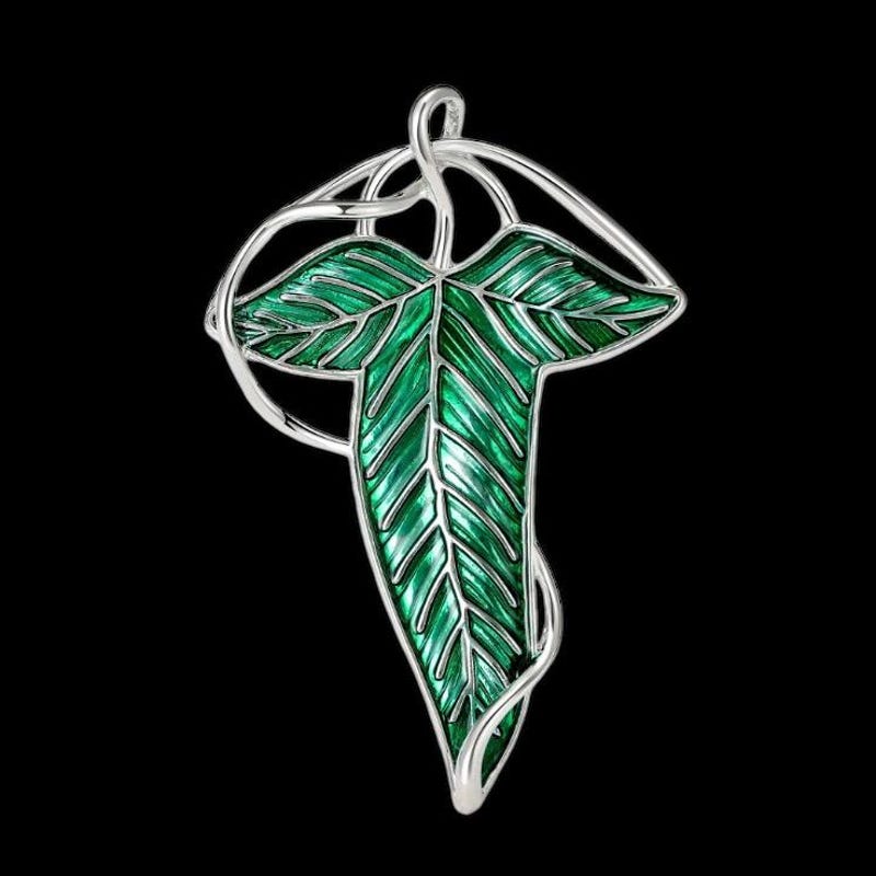 Elven Leaf Brooch - Etsy