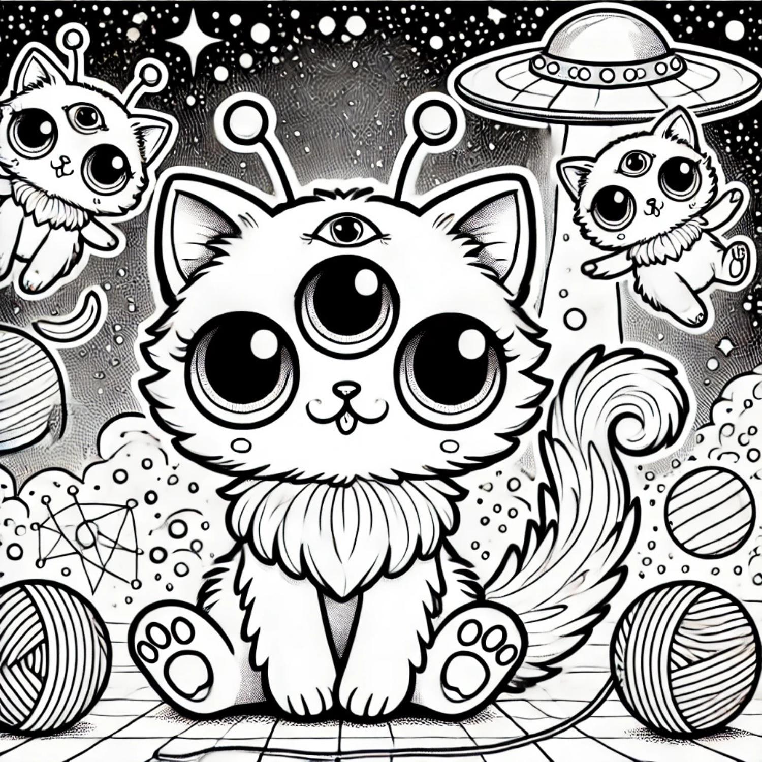 Doodle Pets Coloring Book: Cute and Quirky Animal Designs for ...