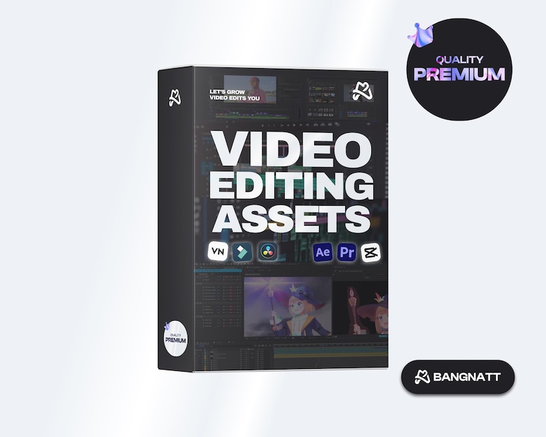 Video Editing Assets | Assets Pack | Quality Premium - Etsy