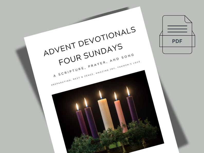 Advent Sunday Devotional (digital Download) - Etsy