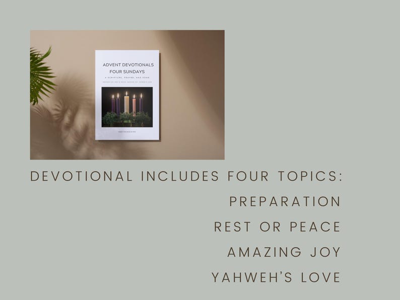 Advent Sunday Devotional (digital Download) - Etsy
