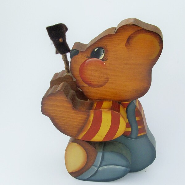 Hand Painted Bear - Etsy