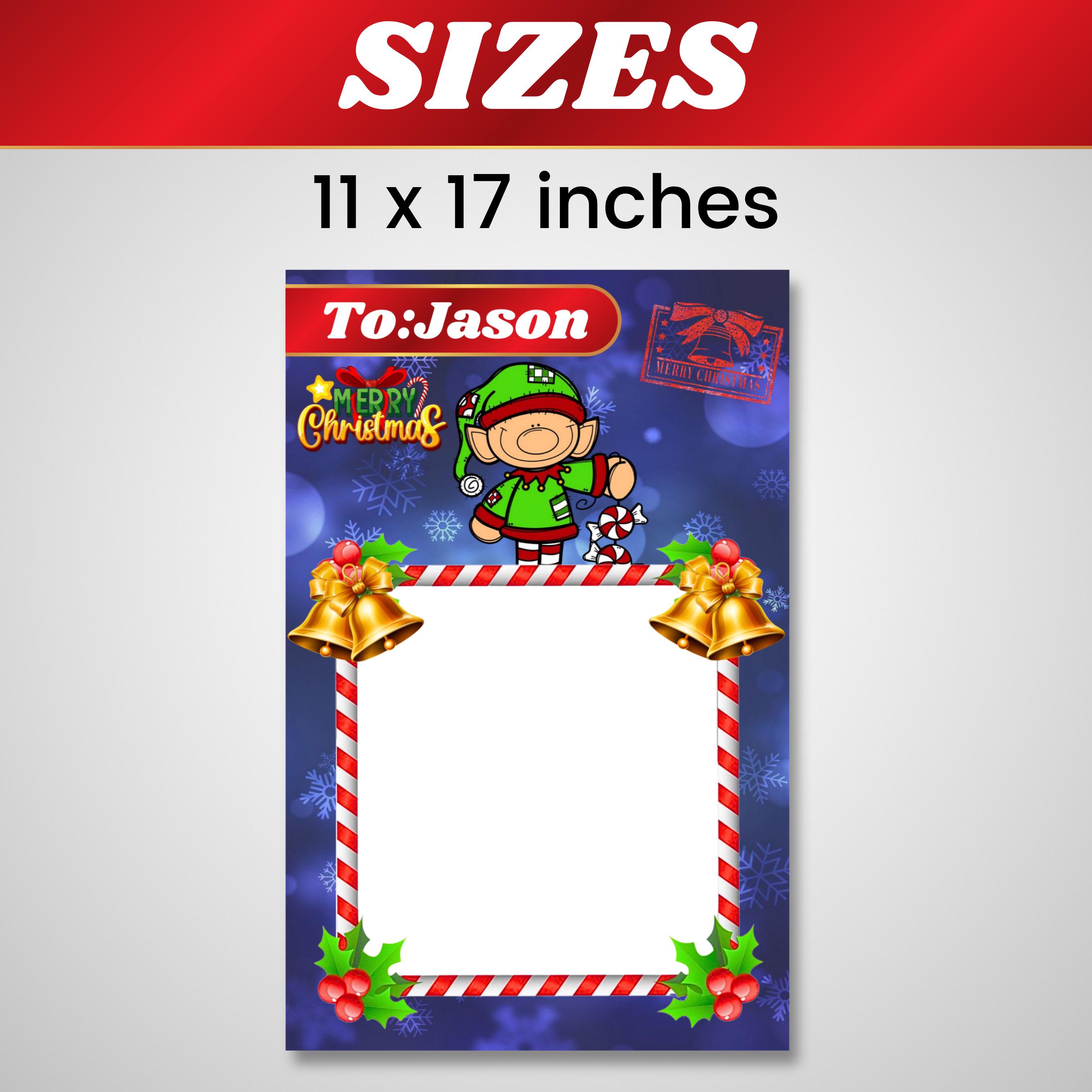 Jumbo Christmas Card Editable Template. Jumbo Cards, Christmas Jumbo ...