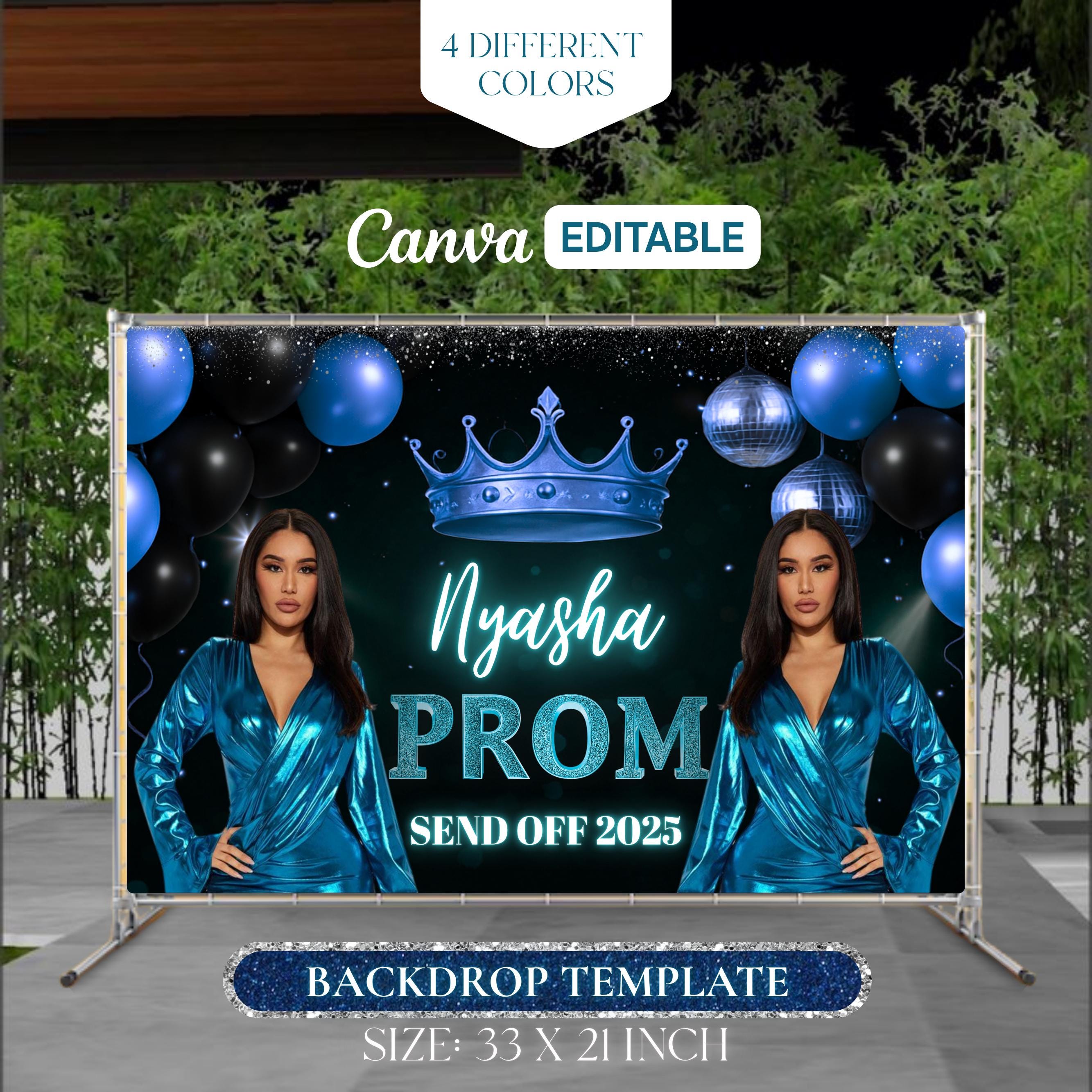 Prom Send off Backdrop,prom Send off Banner, Class of 2025 Prom Grad ...