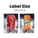 40 HVV Vending Machine Label, High Quality Labels, Soda Pop Label, Soft ...