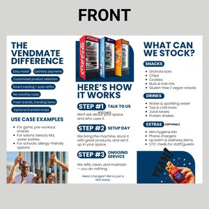 Vending Machine Business Brochure Template, Vending Machine Trifold ...