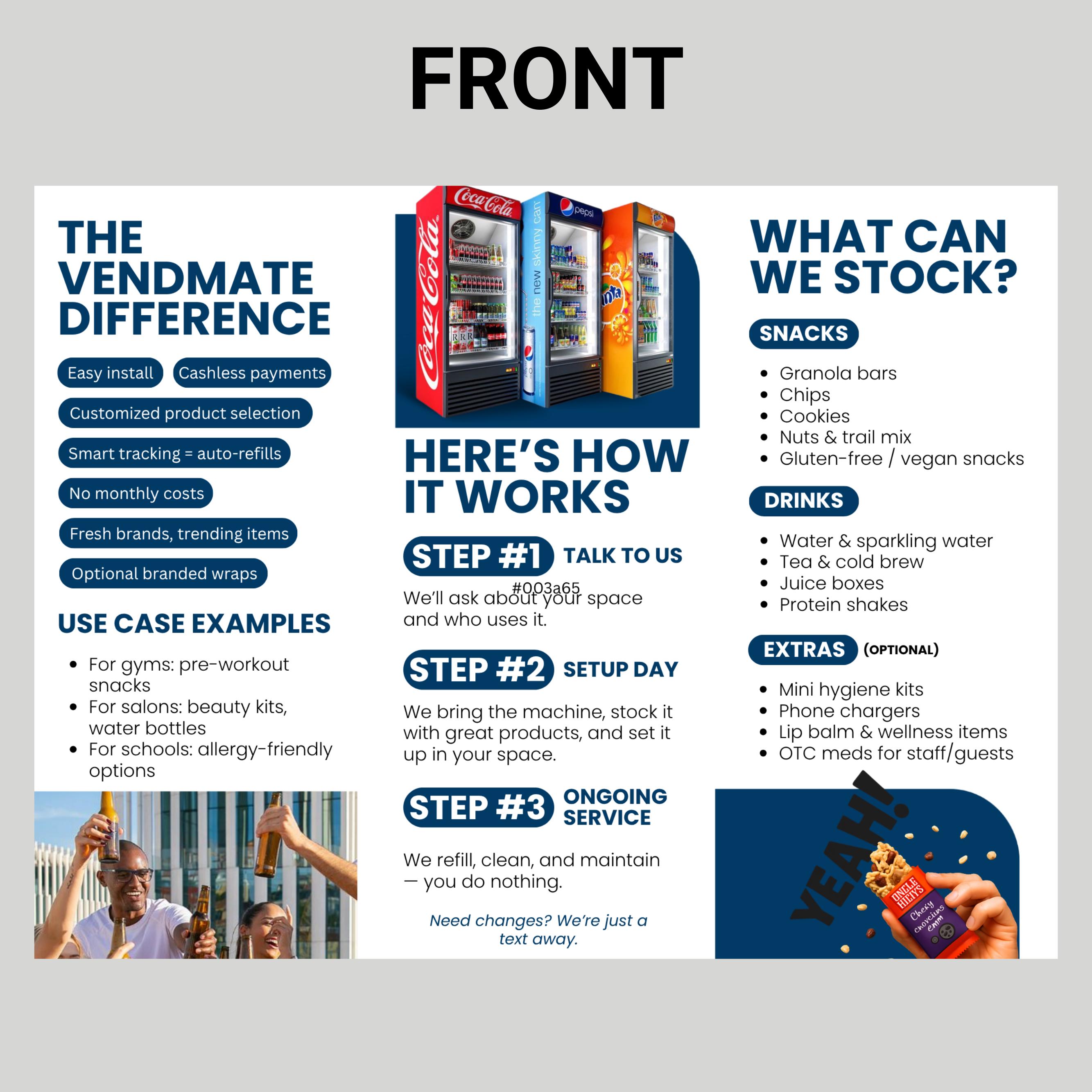 Vending Machine Business Brochure Template, Vending Machine Trifold ...