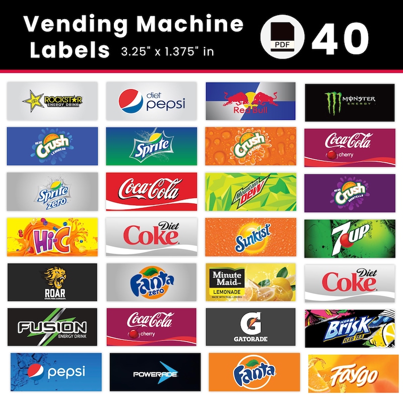 Pop Machine Stickers - Etsy