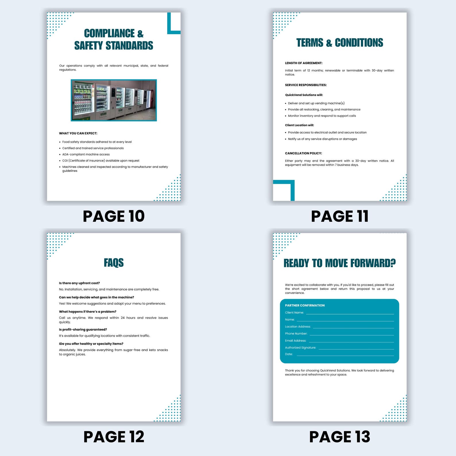 Editable Vending Machine Placement Proposal Template, Vending Machine ...