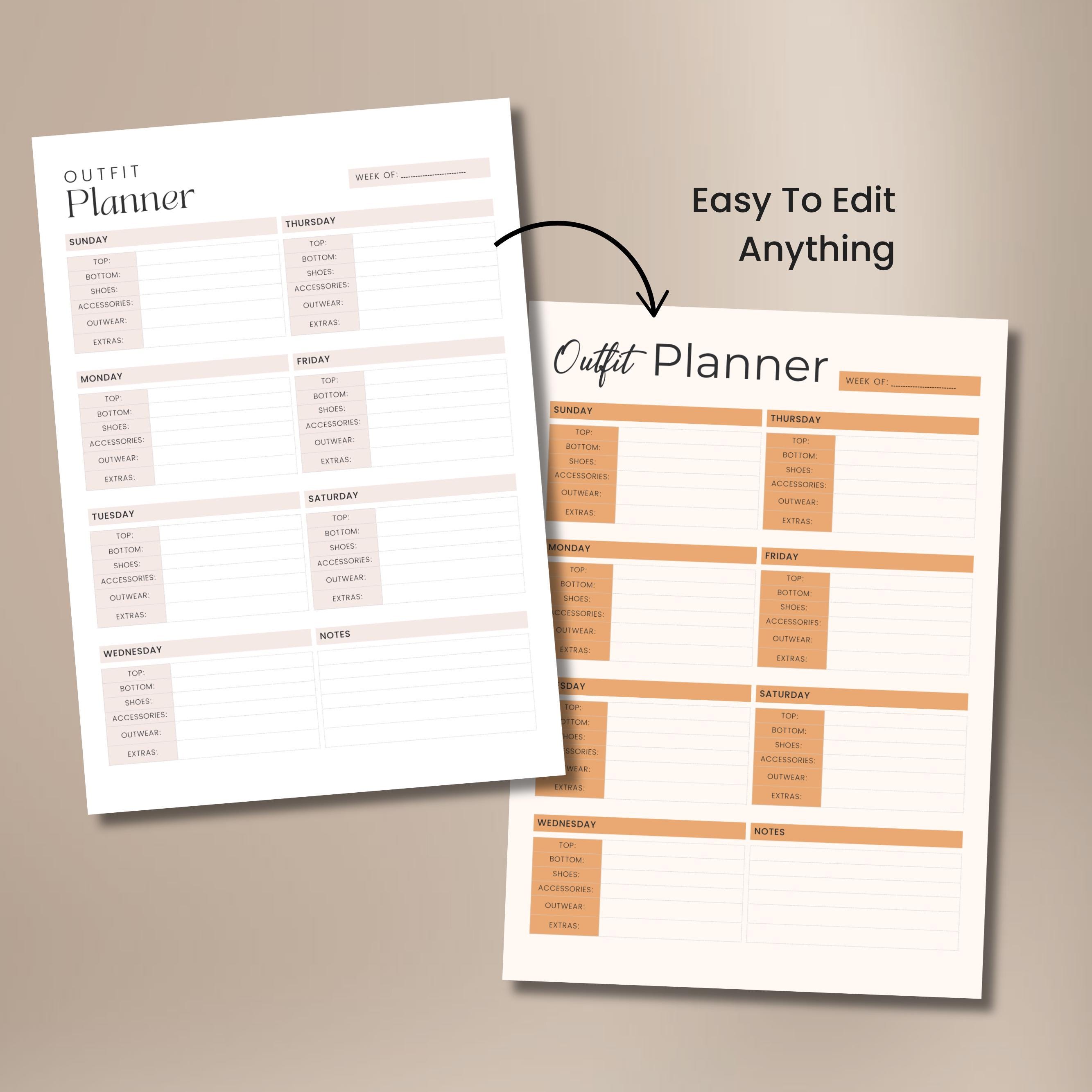 Printable 2025 Digital Planner, Daily, Weekly, Monthly Planner Template ...
