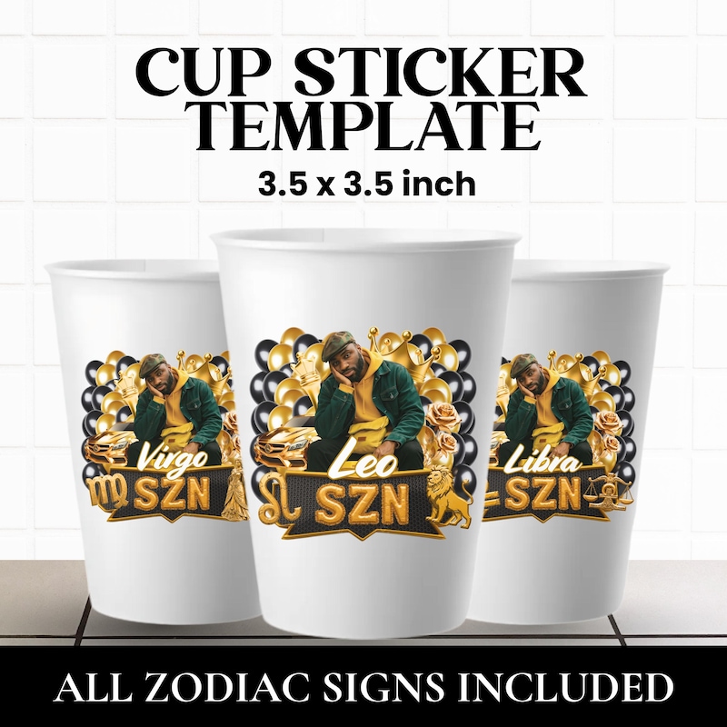 Men Templates for Cups - Etsy