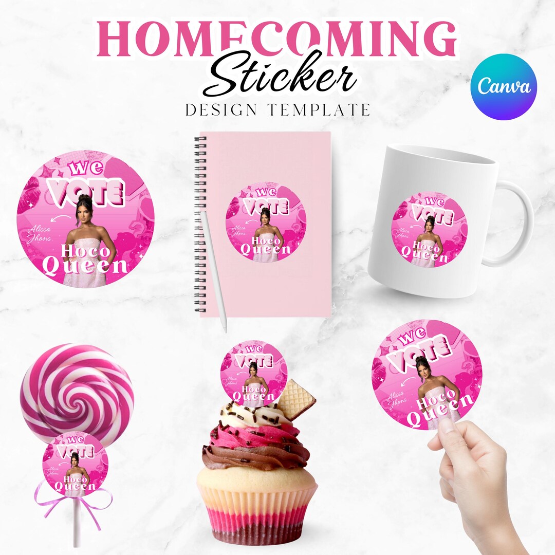 Vote Homecoming Stickers, Class Campaign Sticker, Class Campaign ...