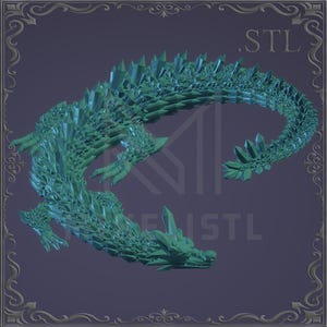 Articulated Abyss Dragon. STL File for 3D Printing, STL Print Files ...