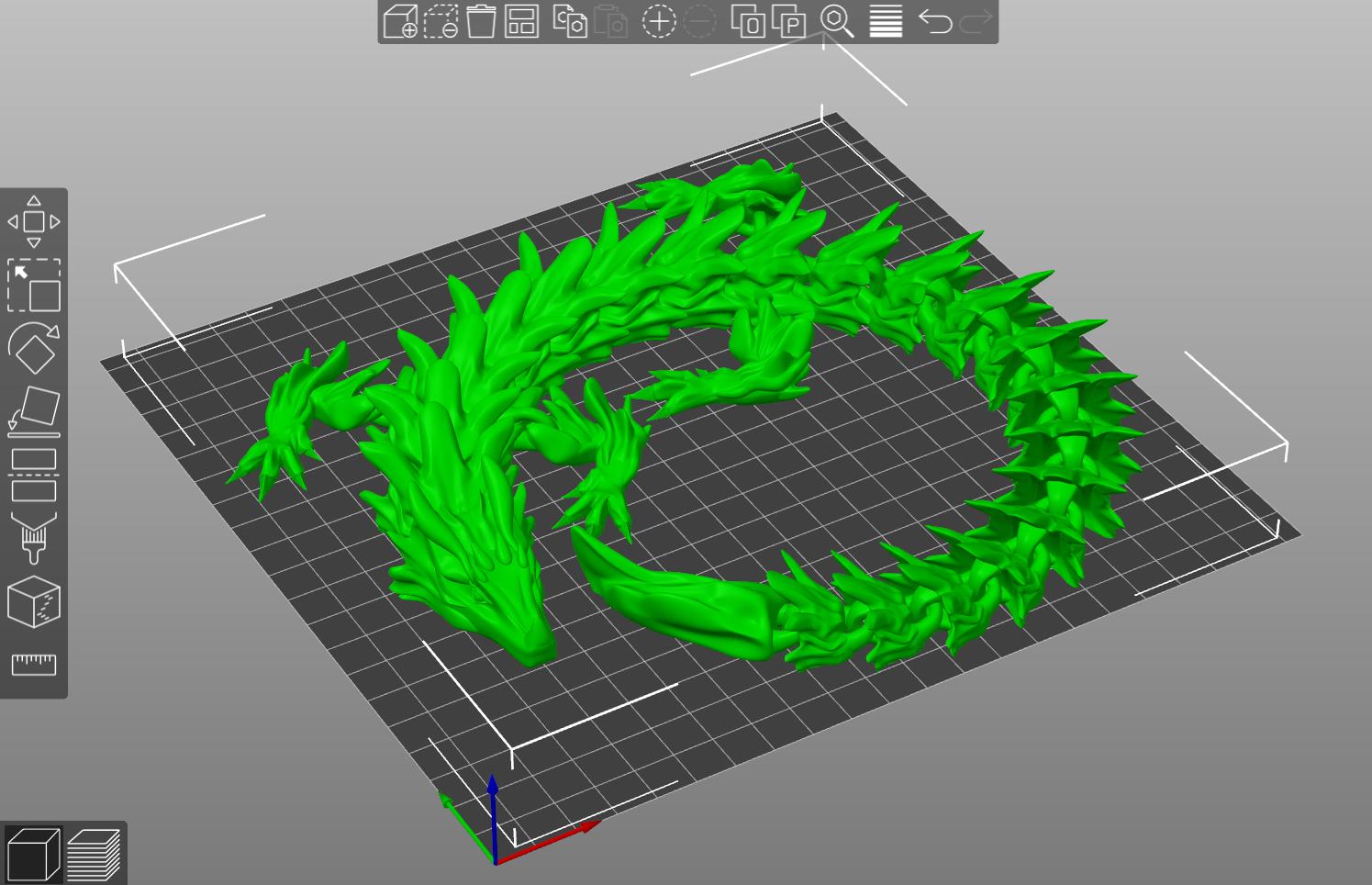 Articulated Swamp Dragon. STL File for 3D Printing, STL Print Files ...