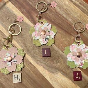 Cherry Blossom Keychain or Purse Charm--large - Etsy