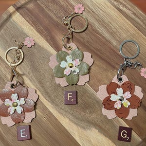 Cherry Blossom Keychain or Purse Charm--large - Etsy
