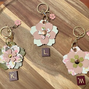 Cherry Blossom Keychain or Purse Charm--large - Etsy